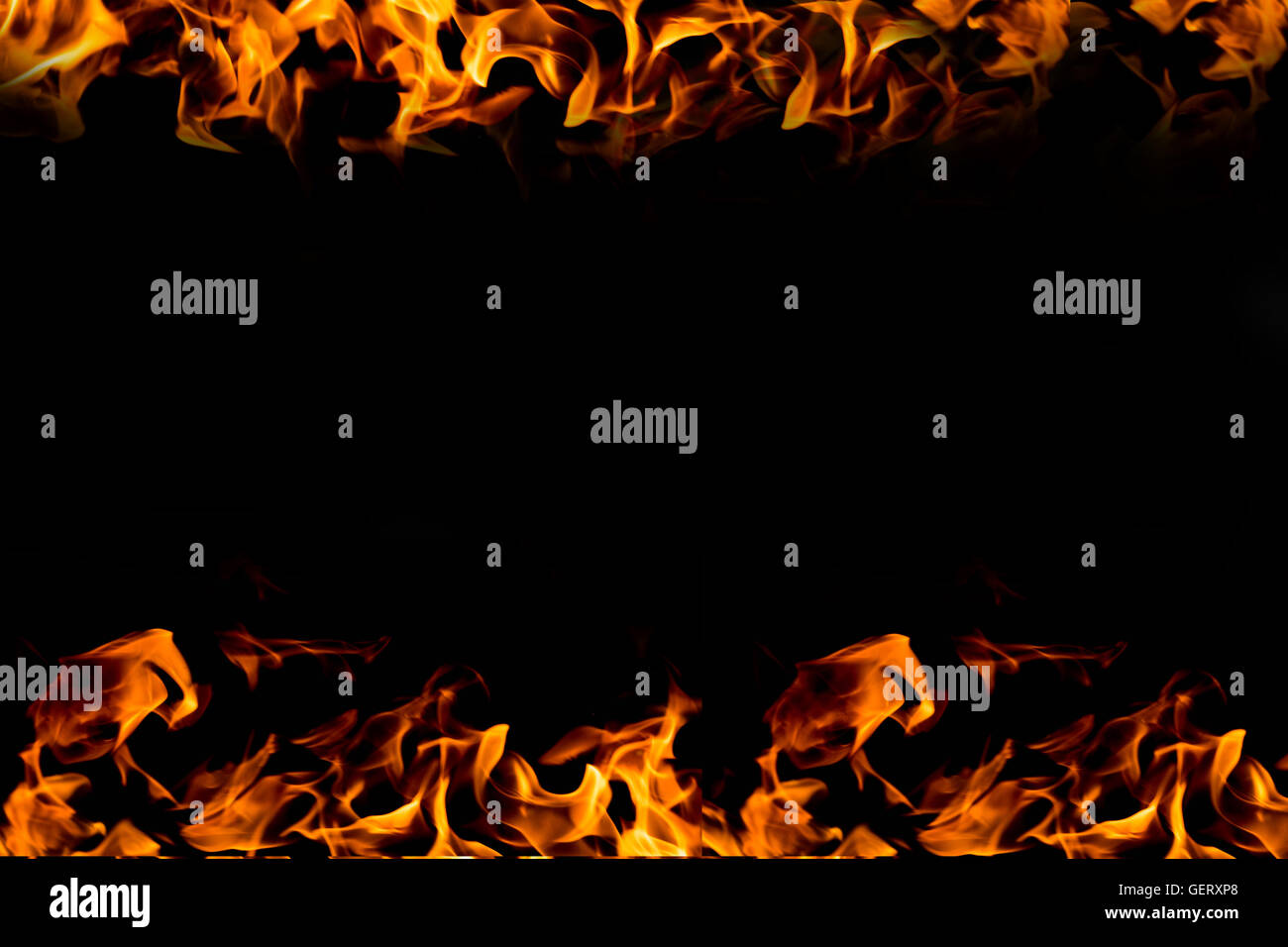 fire frame on the dark for background use,backdrop Stock Photo - Alamy
