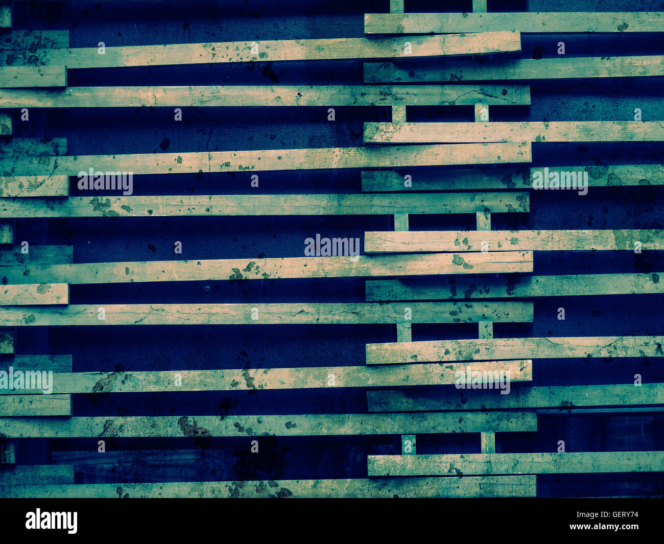 interconnected wood pieces for decoration Stock Photo - Alamy