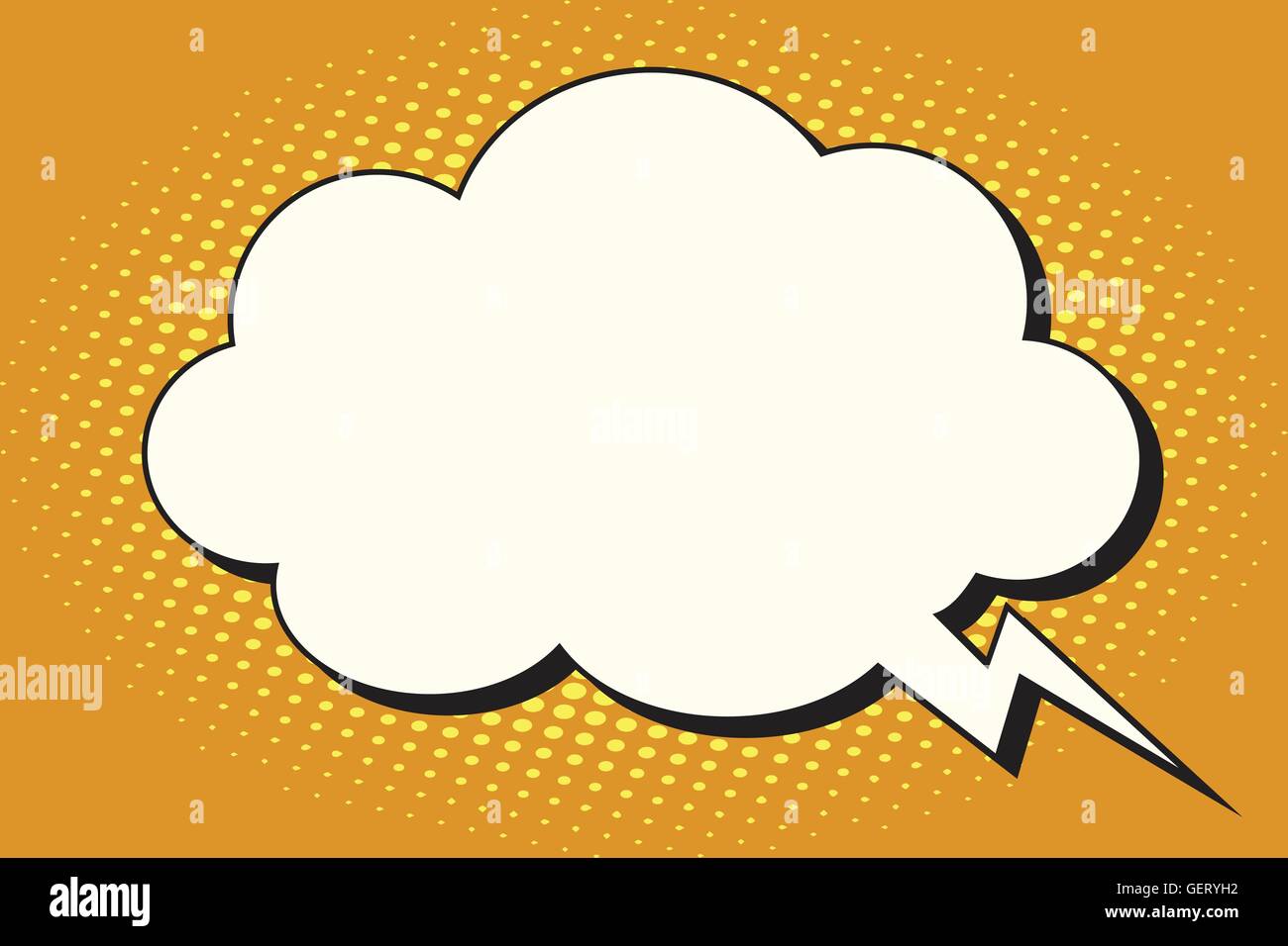Comic bubble cloud form Stock Vector Image & Art - Alamy