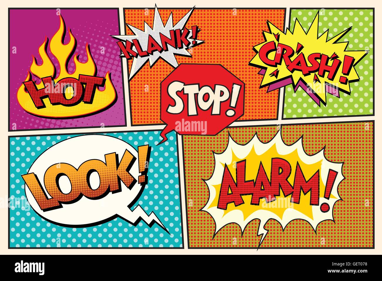 Comic book storyboard template Stock Vector Images - Alamy