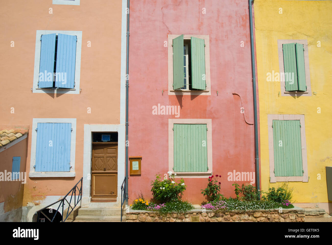 Lavender shutters french france house provence hi-res stock photography ...