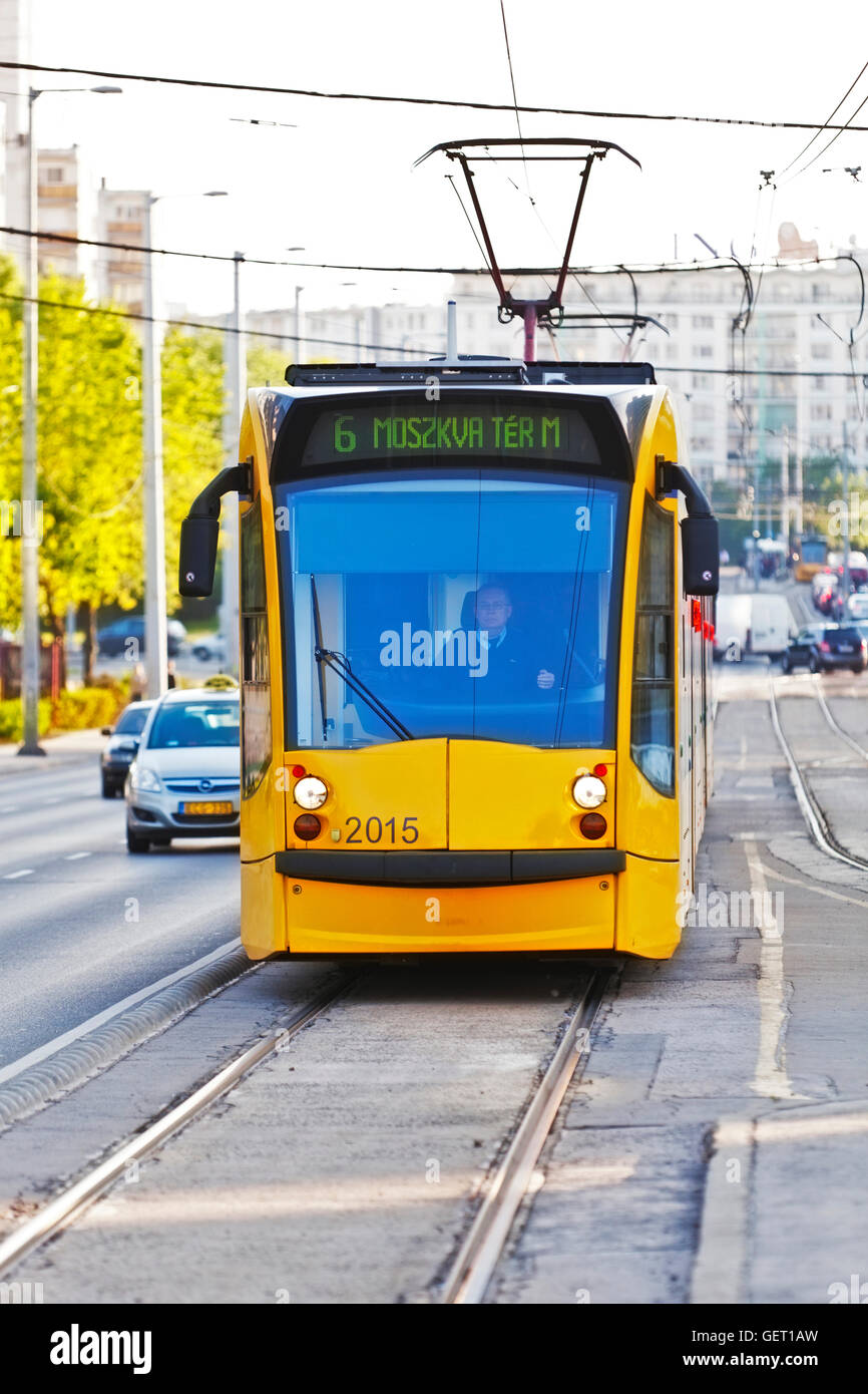 Old tram travelling through hi-res stock photography and images - Alamy