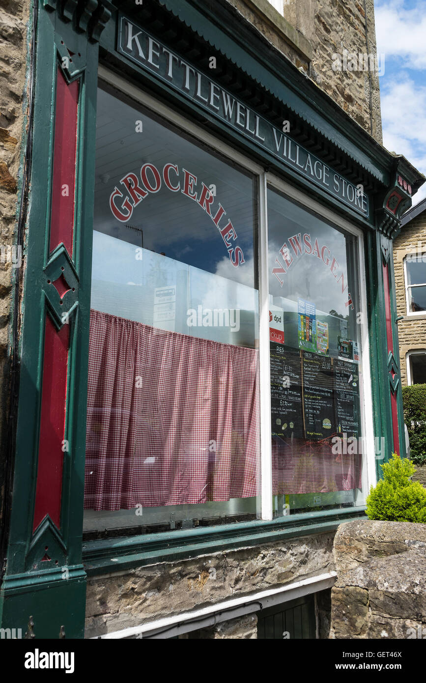 The Kettlewell Village Store in the Village of Kettlewell in the ...