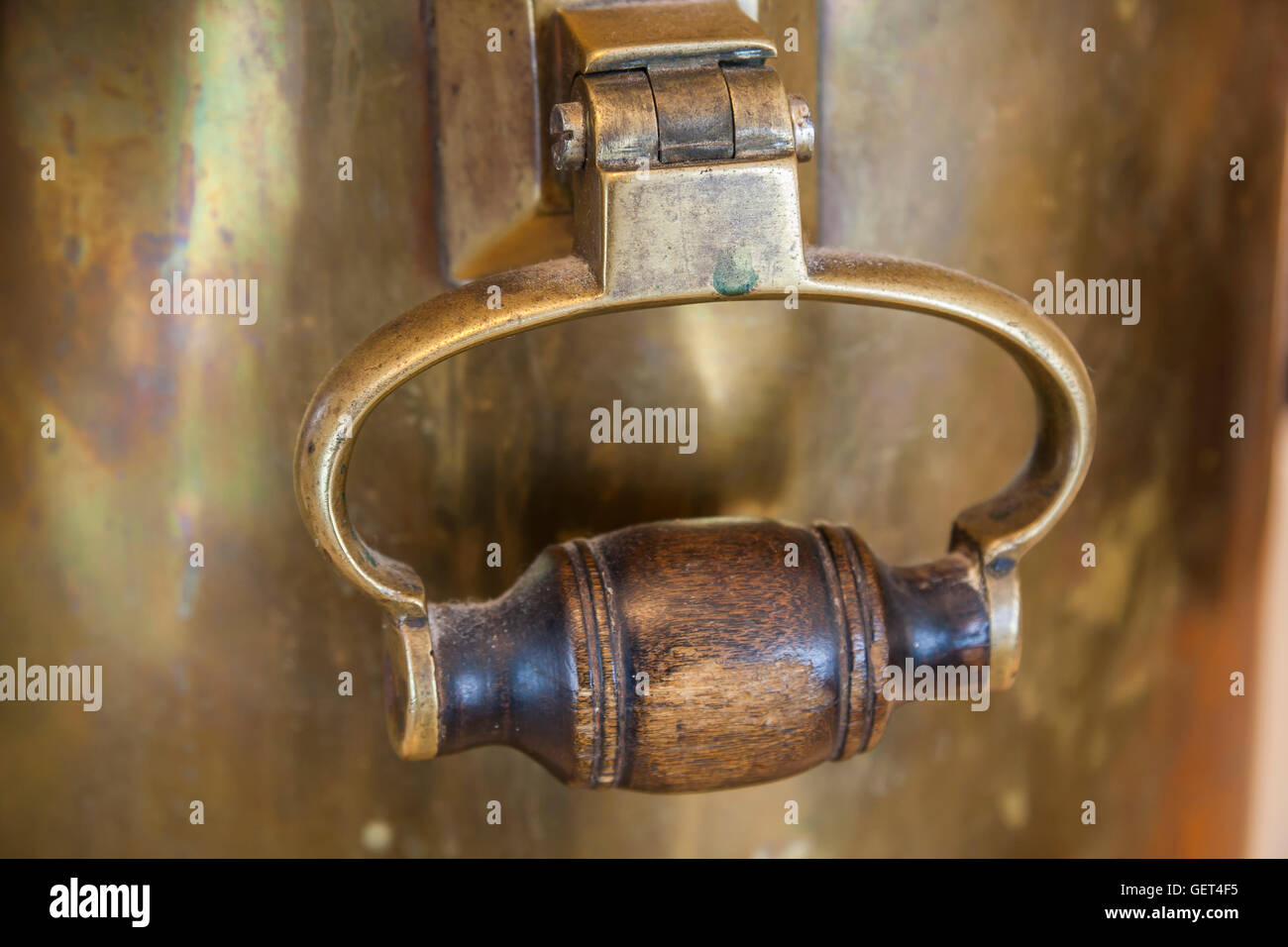 Antique tea Samovar Handle Stock Photo - Alamy