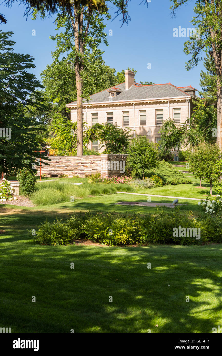 College campus during the Summer Stock Photo - Alamy