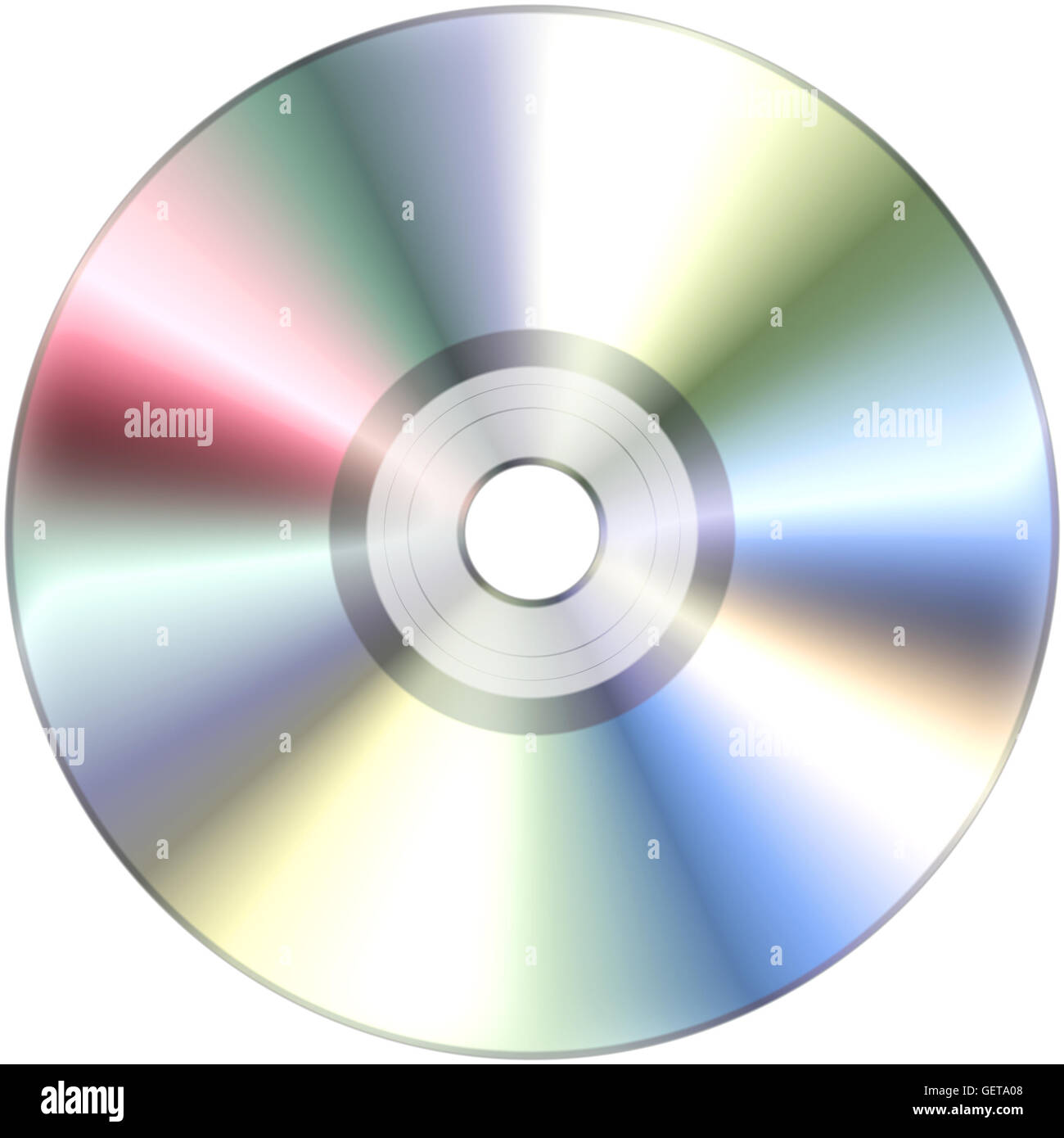 CD isolated on White Stock Photo - Alamy