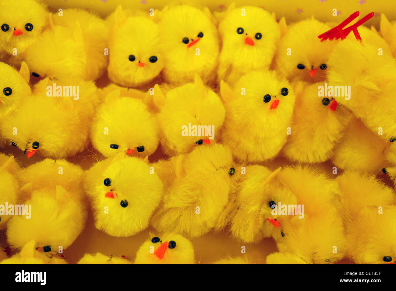 Easter chickens background Stock Photo - Alamy