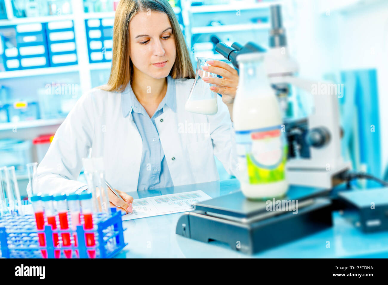 Quality of milk hi-res stock photography and images - Alamy