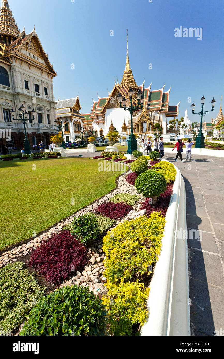 The school buildings in the grounds of the Royal Palace in Bangkok ...