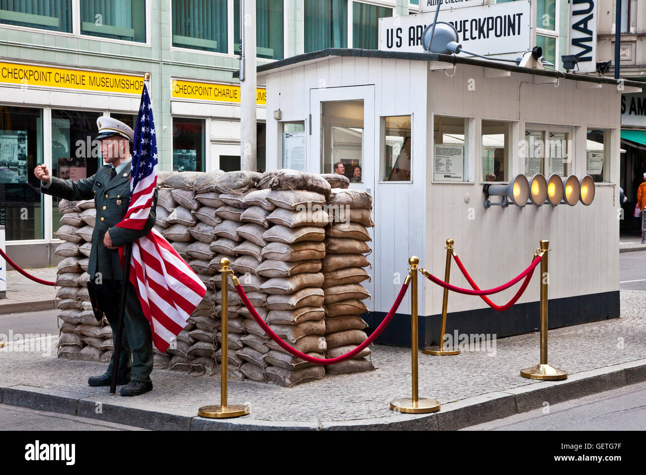 Checkpoint Charlie which was the famous Berlin Wall crossing between ...