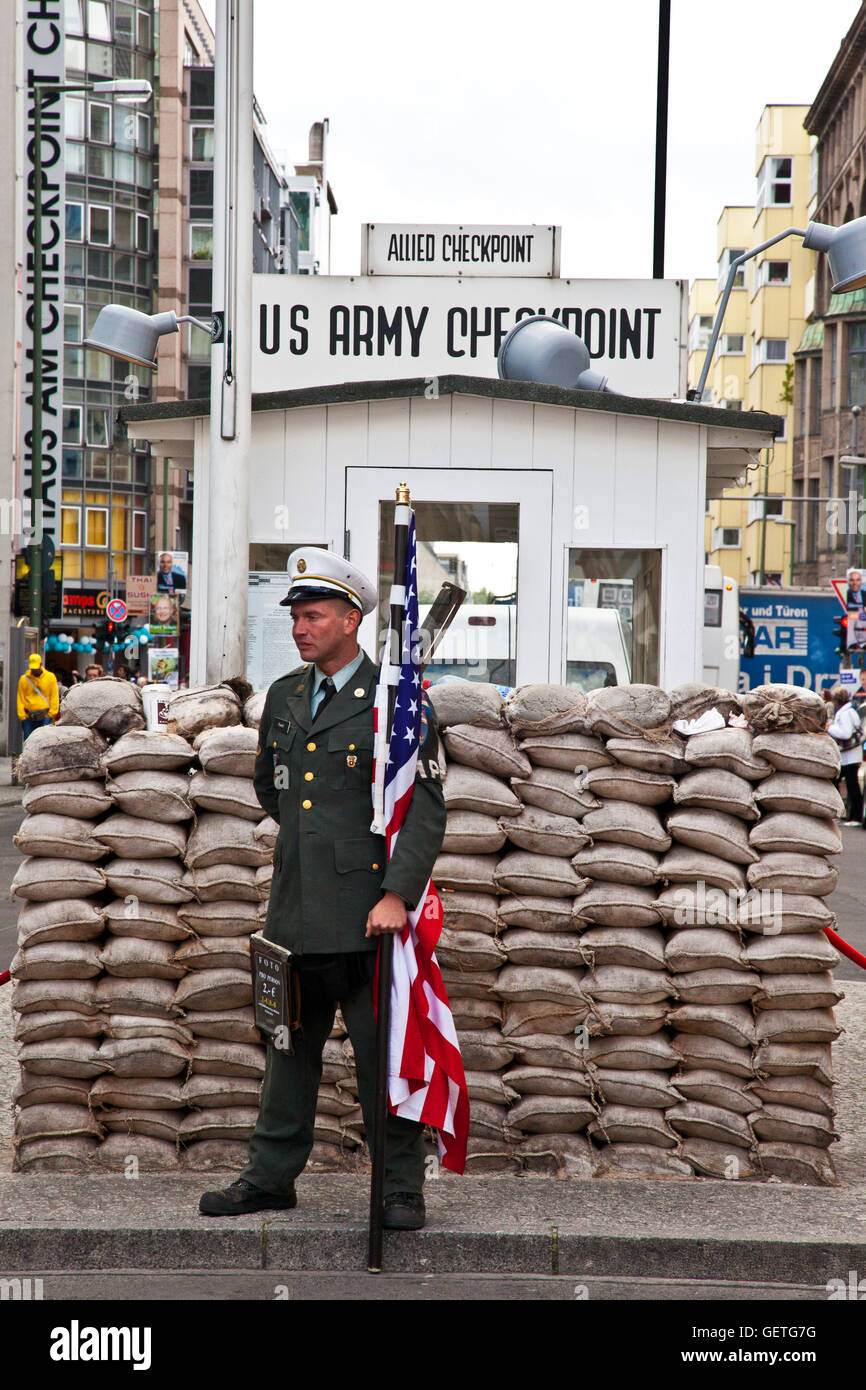 Checkpoint Charlie which was the famous Berlin Wall crossing between ...