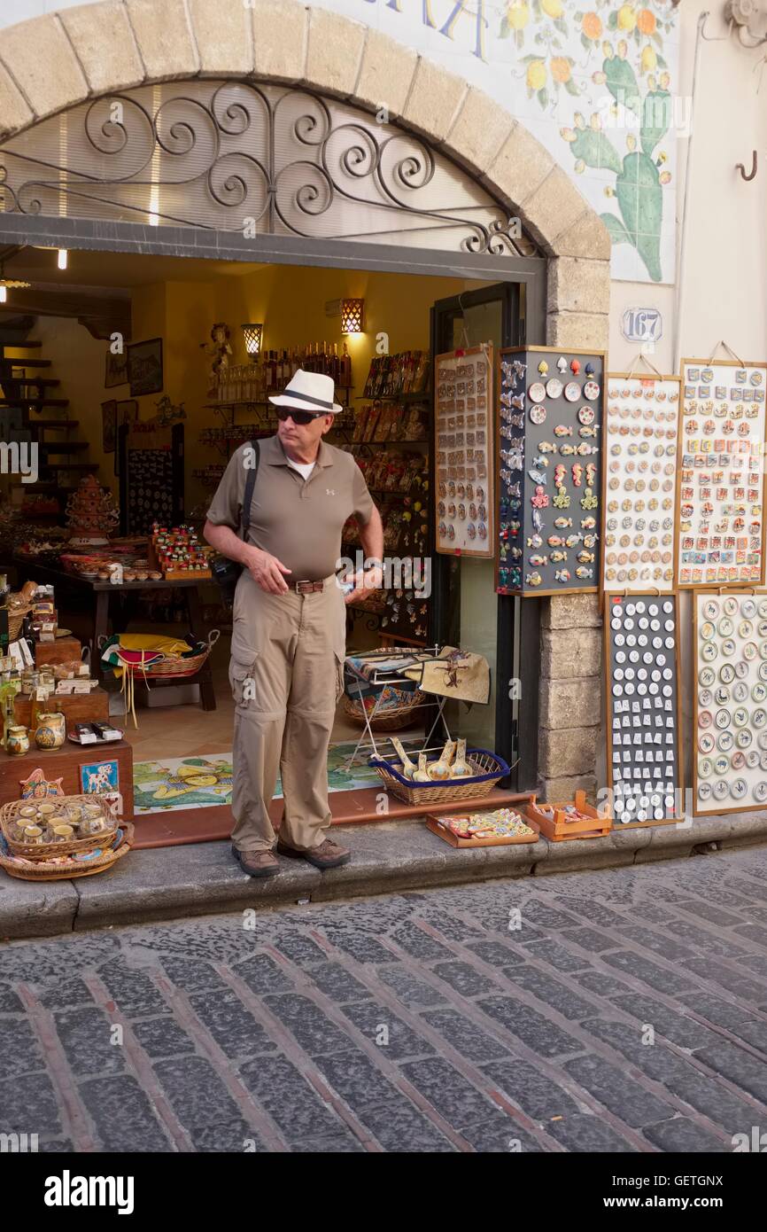 One senior man standing hi-res stock photography and images - Alamy