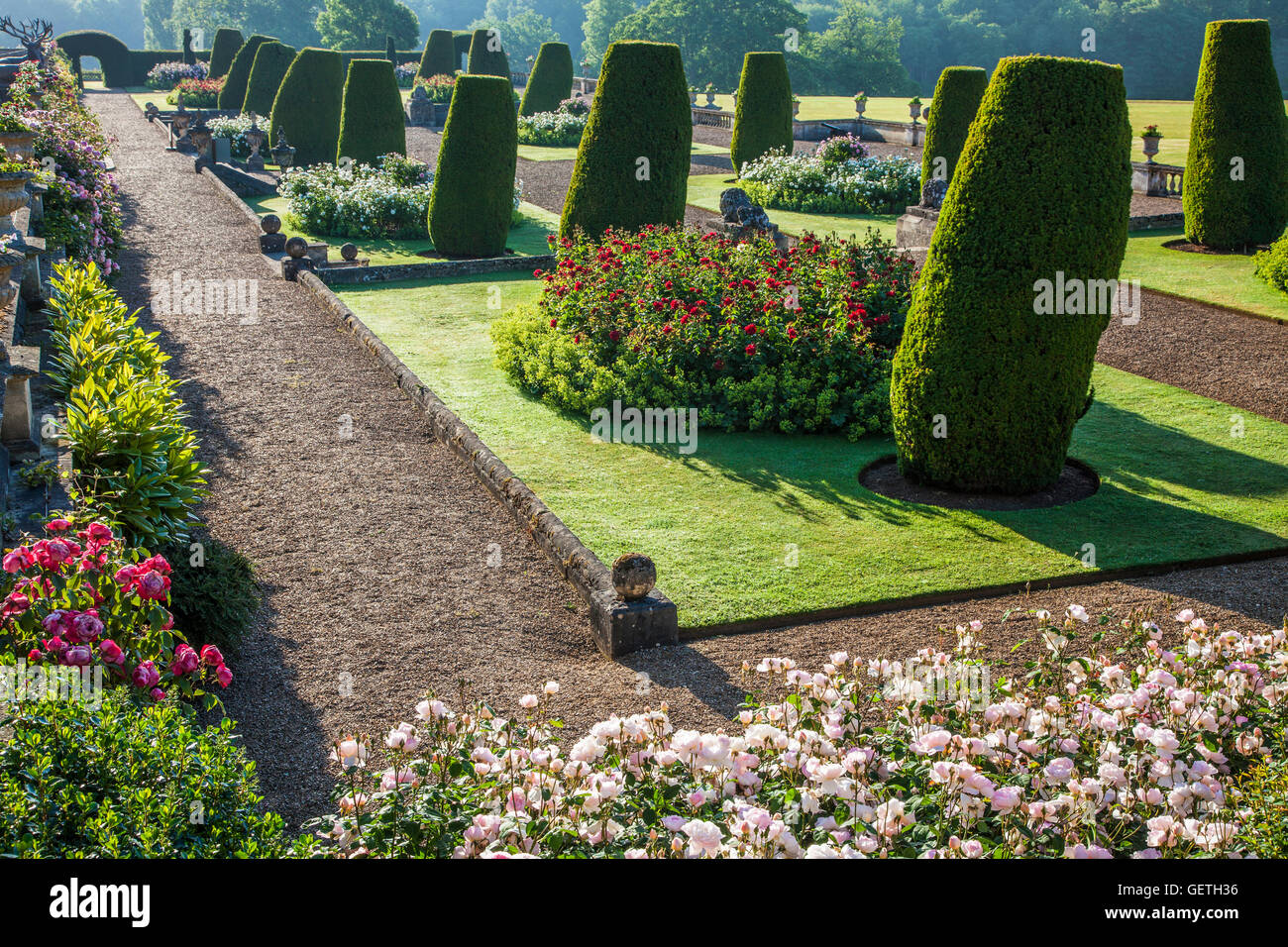 The terrace of Bowood House in Wiltshire Stock Photo - Alamy