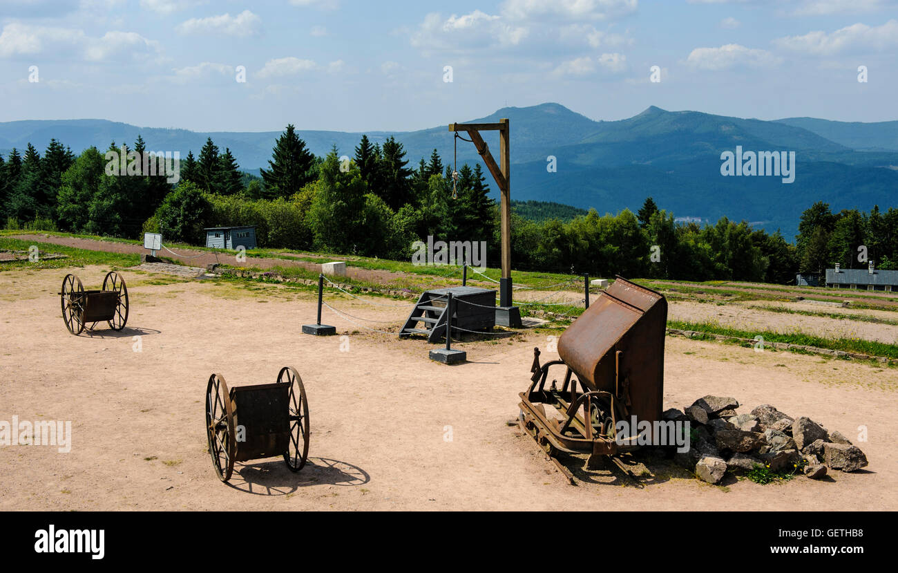 The gallows at the Natzweiler-Struthof German concentration camp ...