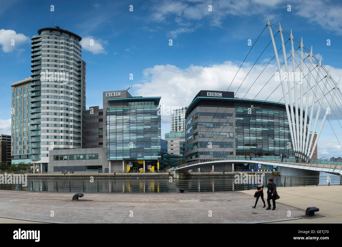 The BBC building and Media City at Salford Stock Photo - Alamy