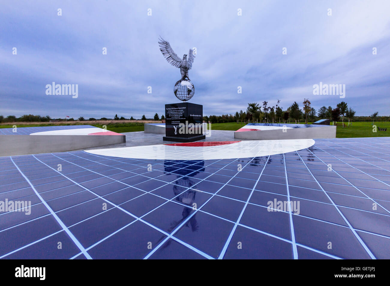 Royal Air Force Association memorial at The National Memorial Arboretum ...