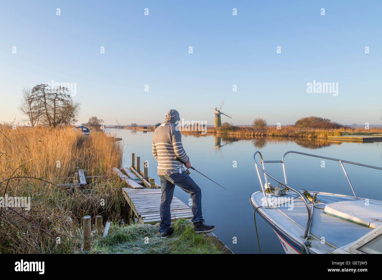 Norfolk Broads Fishing High Resolution Stock Photography and Images - Alamy