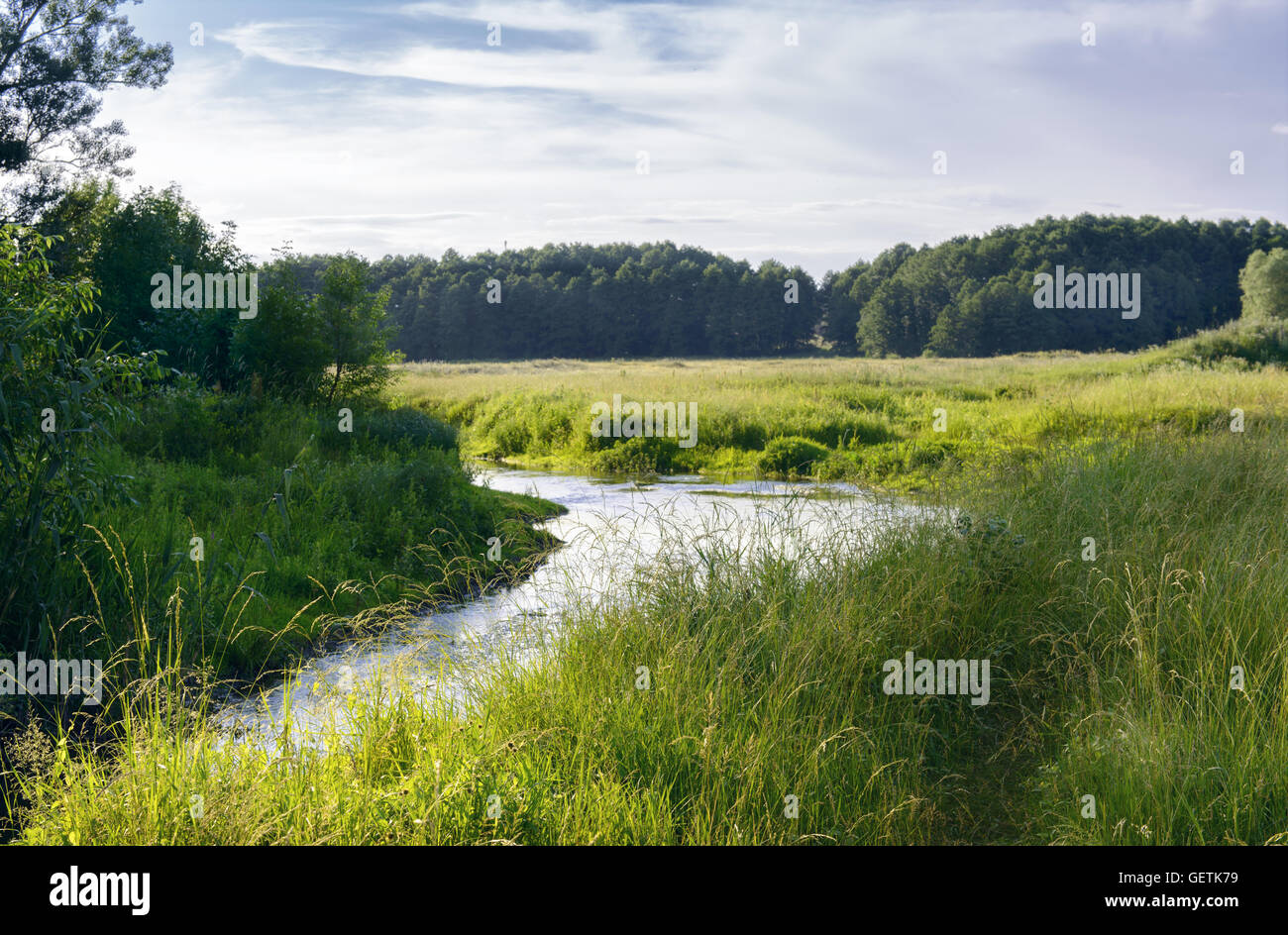 Idyllic rural landscape Stock Photo - Alamy
