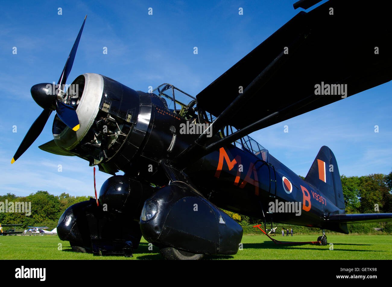 Shuttleworth Collection Westland Lysander V9367, G-AZWT Stock Photo - Alamy