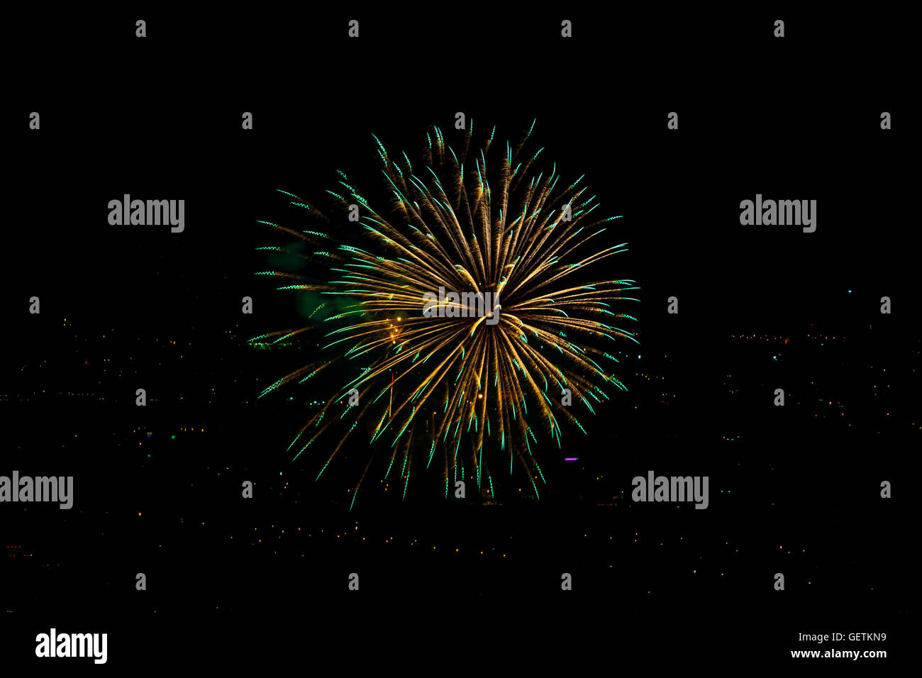 Yellow Fireworks