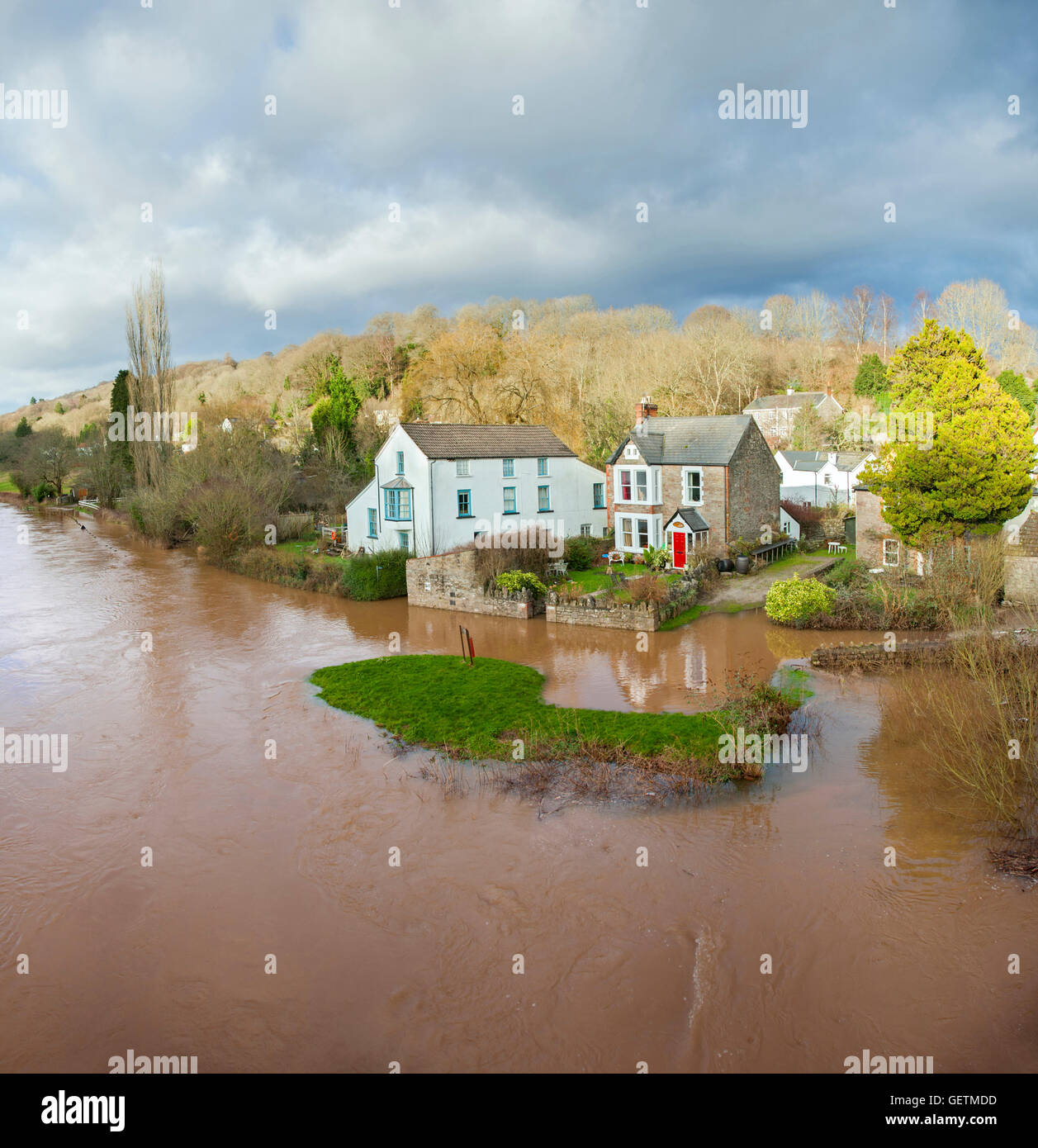 Brockweir houses hi-res stock photography and images - Alamy