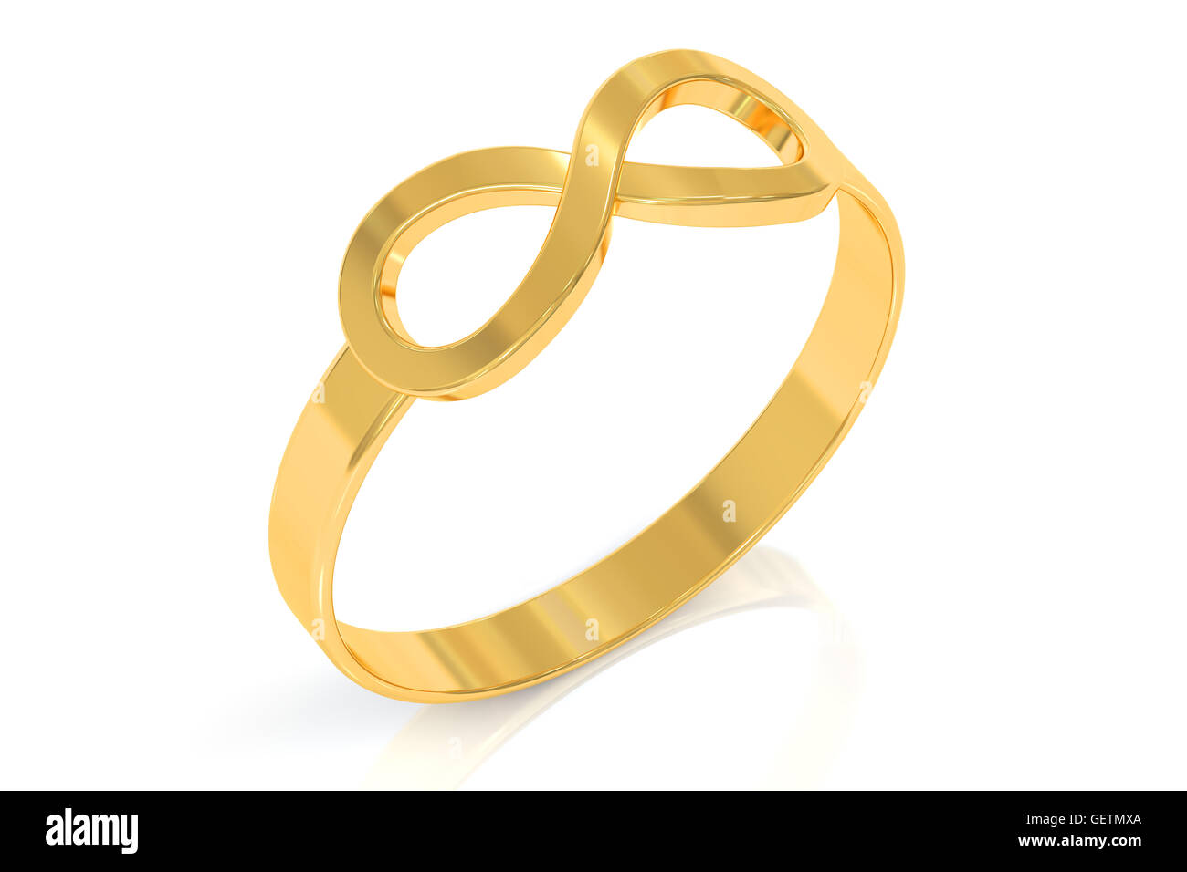3d golden infinity symbol hi-res stock photography and images - Alamy