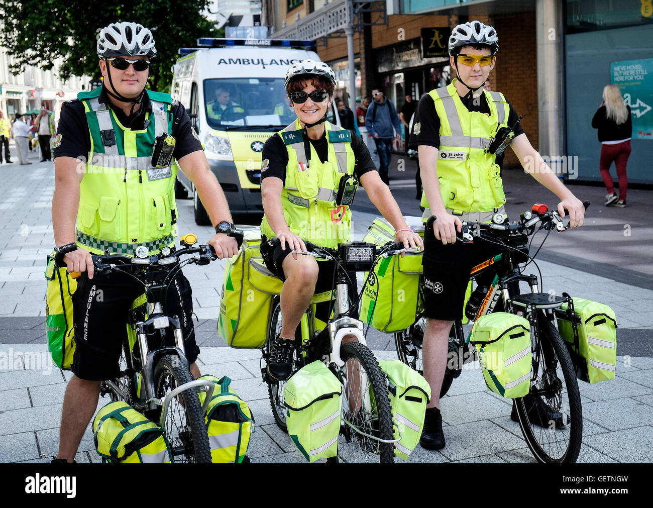 St john ambulance volunteers hi-res stock photography and images - Alamy