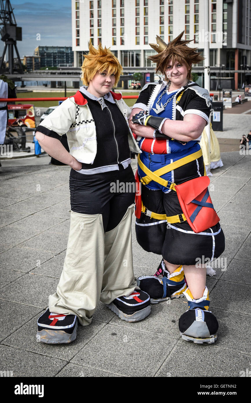 Cosplay fans and enthusiasts attending the MCM London Comic Con at the ...