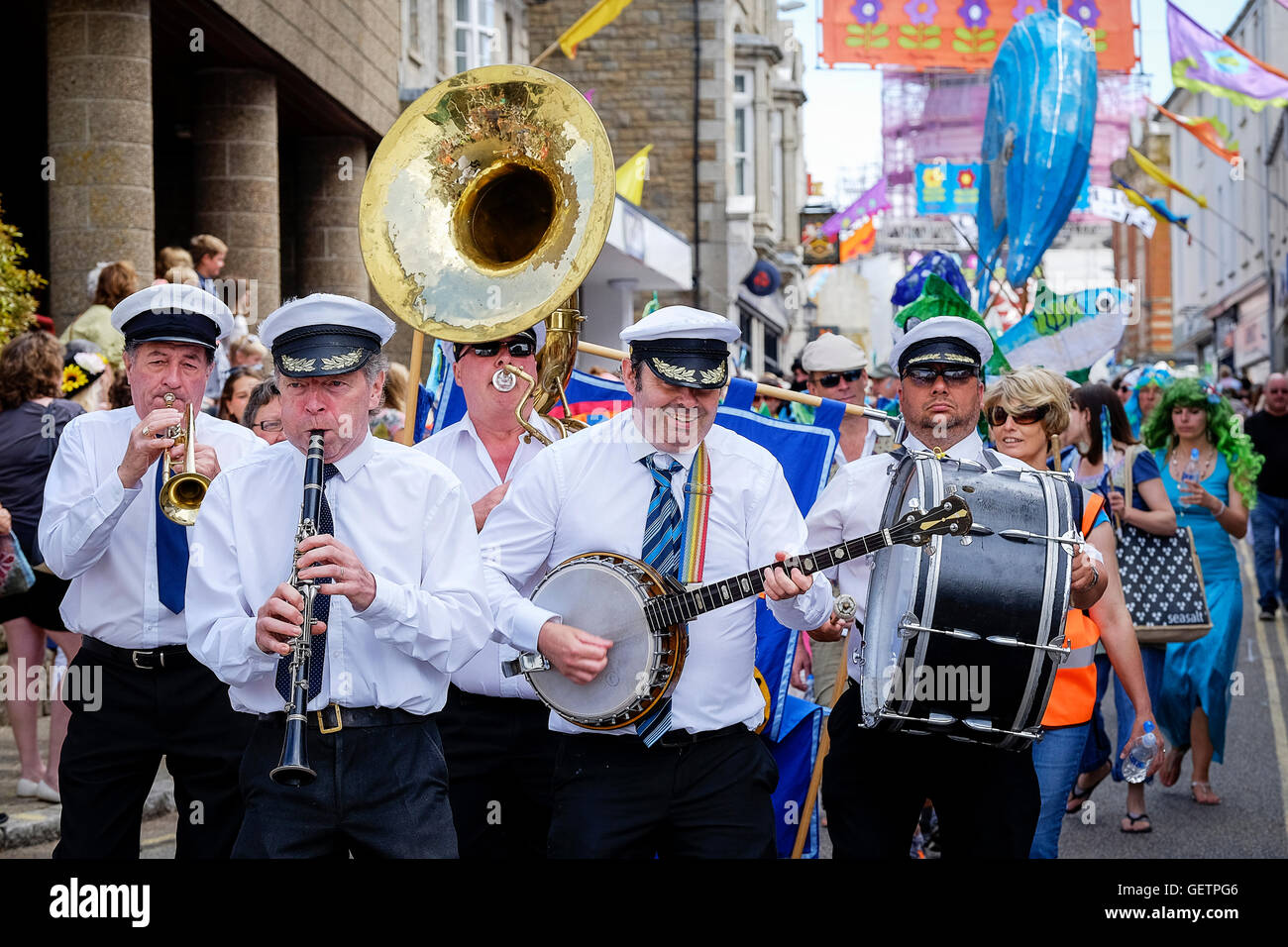 Children and adults participate in colourful parades on Mazey Day which ...