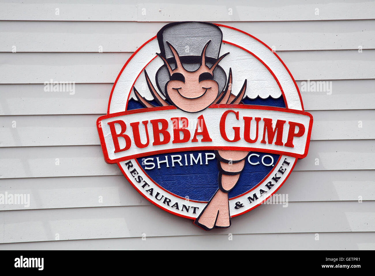 Bubba gump shrimp company logo hi-res stock photography and images - Alamy