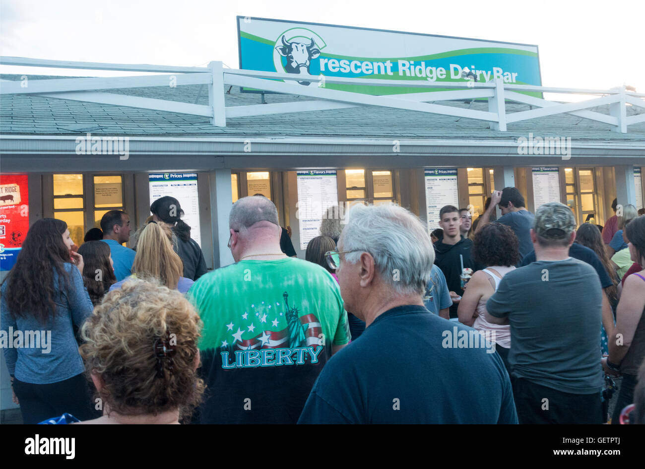 Crescent ridge dairy bar in Sharon MA Stock Photo - Alamy