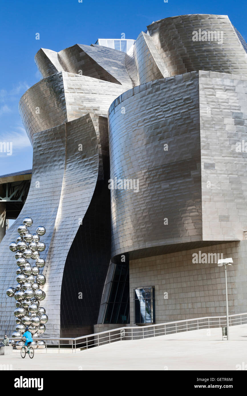 North side facade of the Guggenheim Museum Stock Photo - Alamy