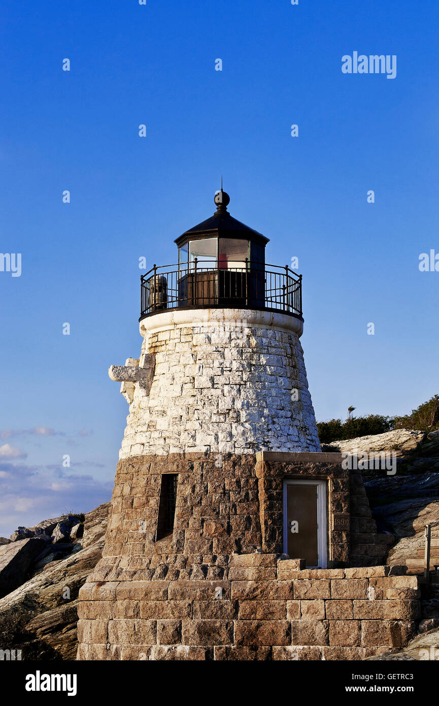 Castle Hill lighthouse overlooking Narragansett Bay Stock Photo - Alamy Castle Hill lighthouse overlooking Narragansett Bay Stock Photo - Alamy