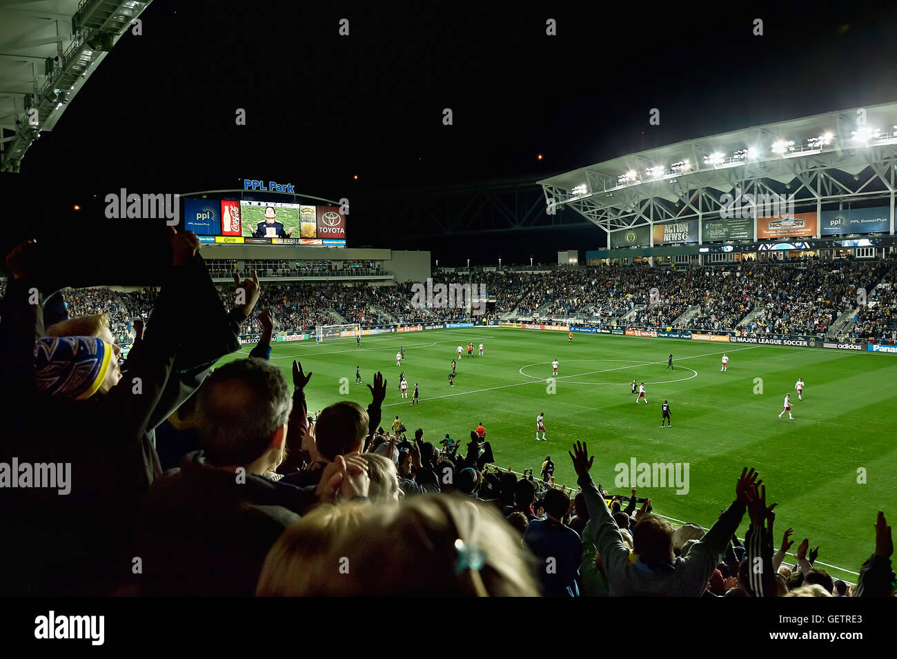 Philadelphia union fans hi-res stock photography and images - Alamy