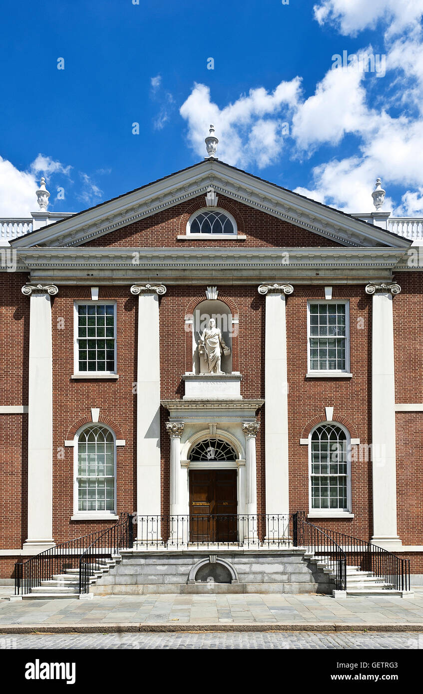 Library Hall exterior Stock Photo - Alamy