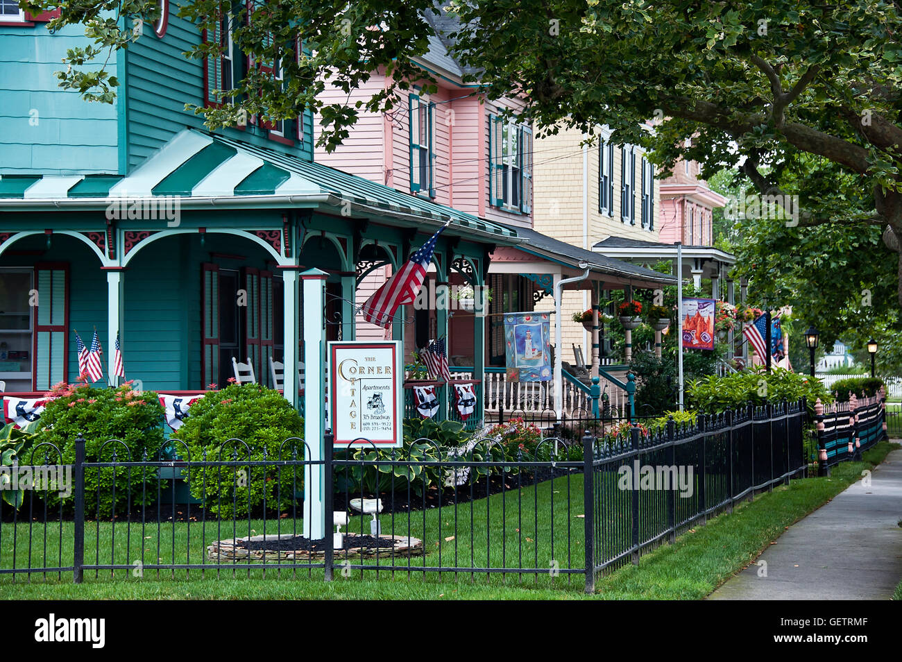 Quaint victorian houses Stock Photo - Alamy