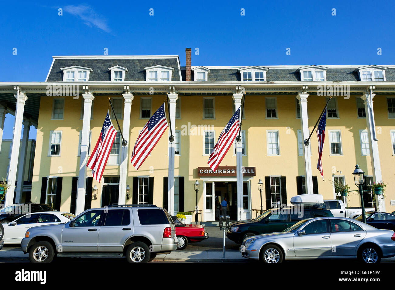 Historic Congress Hall hotel Stock Photo - Alamy