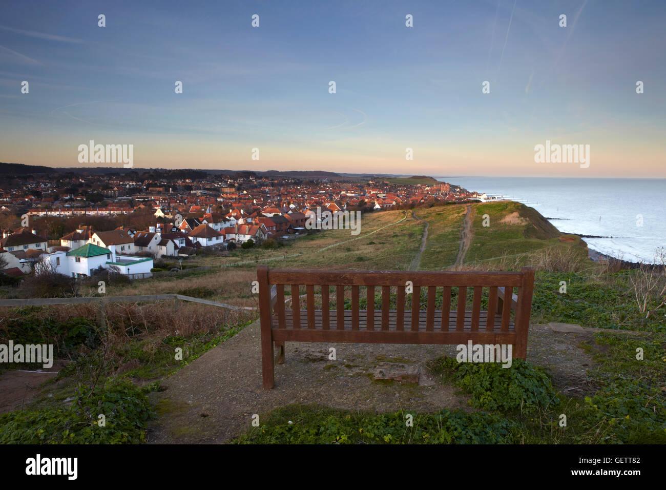 A view of Sheringham Stock Photo - Alamy