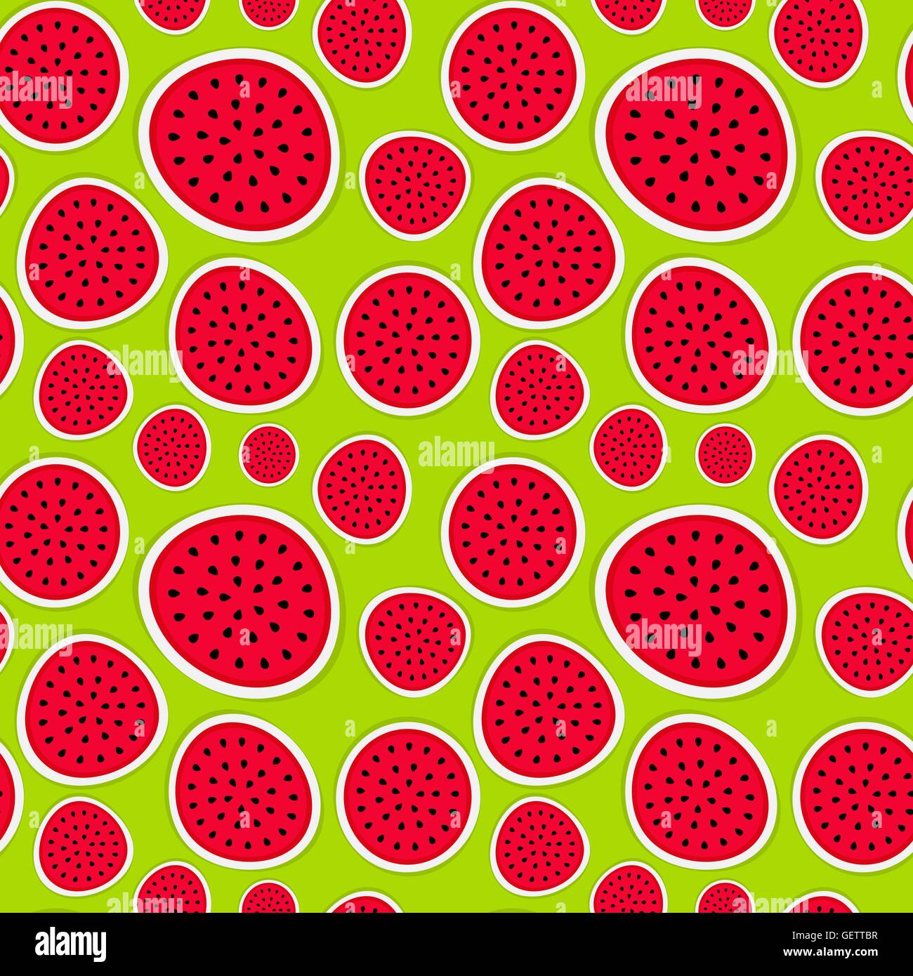 Seamless Pattern Background from Watermelon. Vector Illustration Stock ...