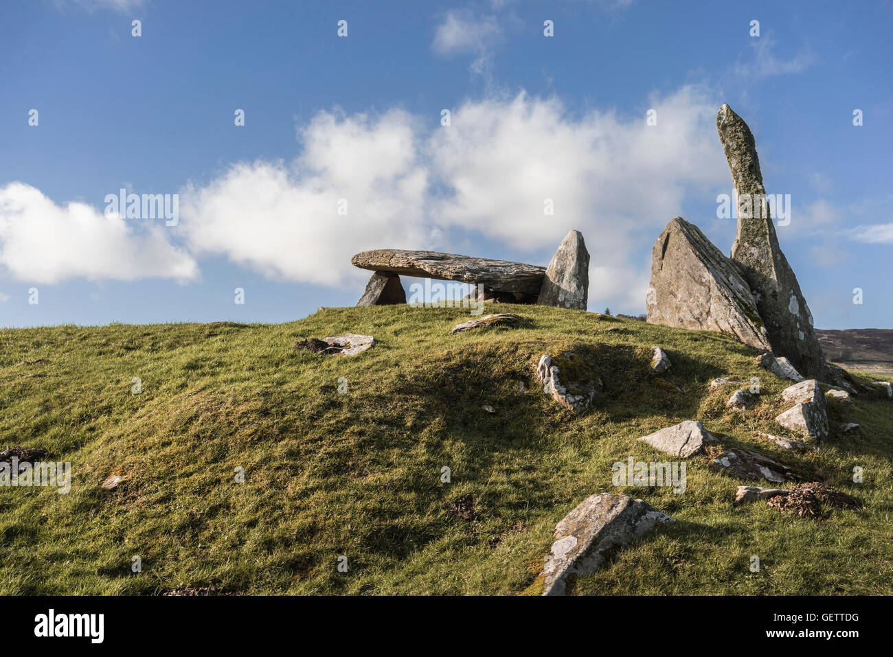 Cairnholy chambered Cairns In Scotland Stock Photo - Alamy