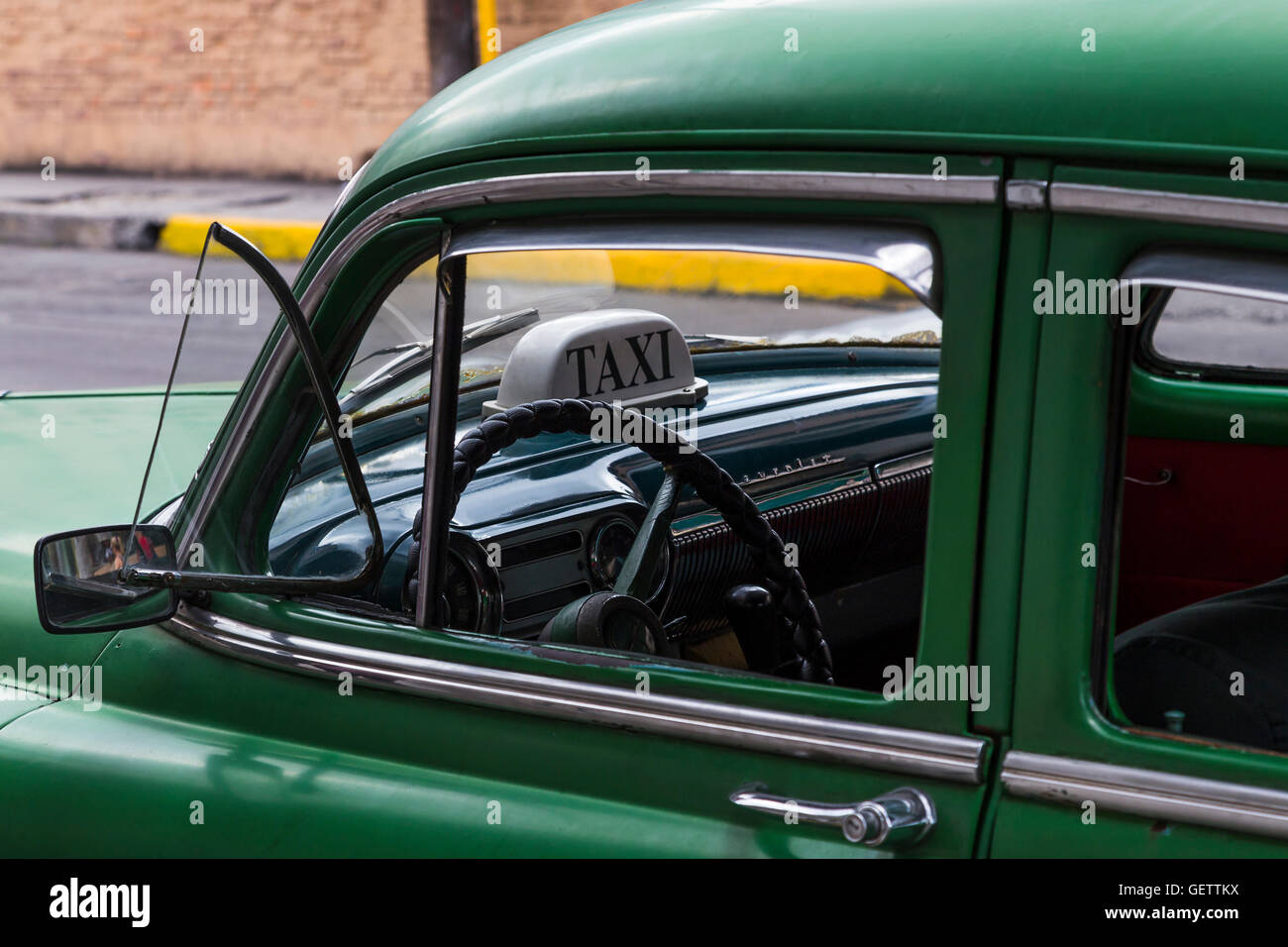 Inside old car hi-res stock photography and images - Alamy