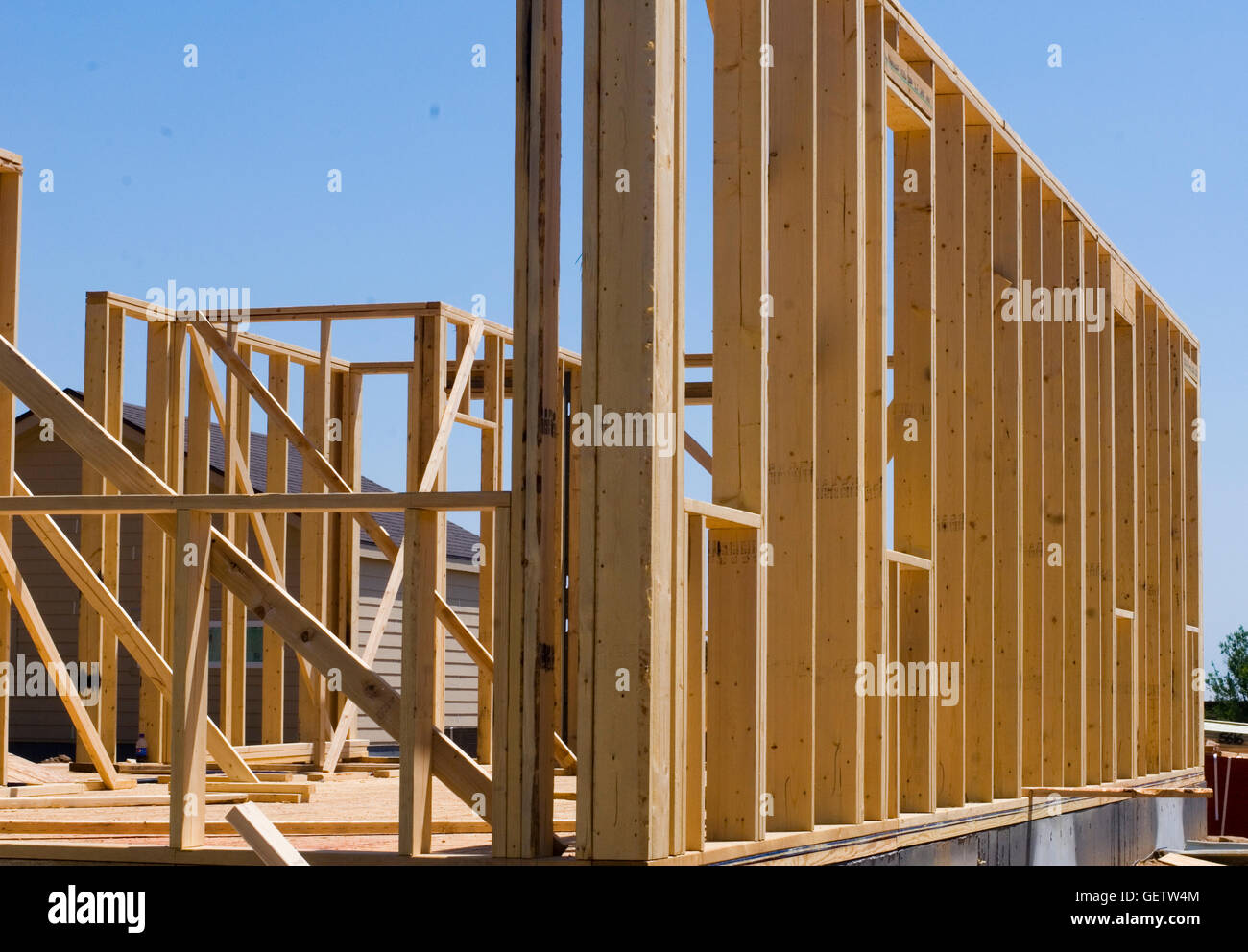 Single family home construction in Boulder, CO Stock Photo - Alamy