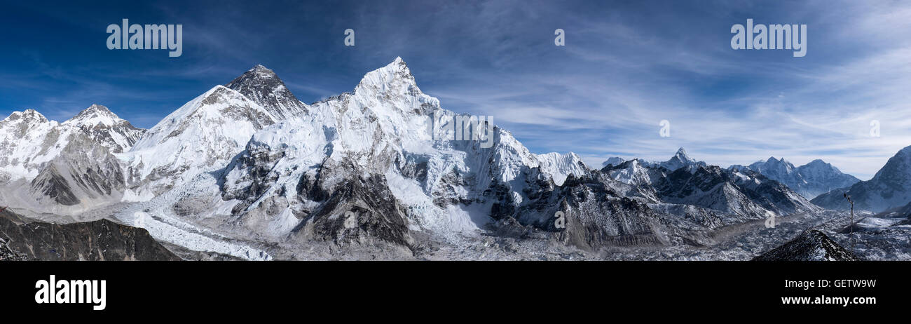 View from Kala Pattha towards Mount Everest Stock Photo - Alamy