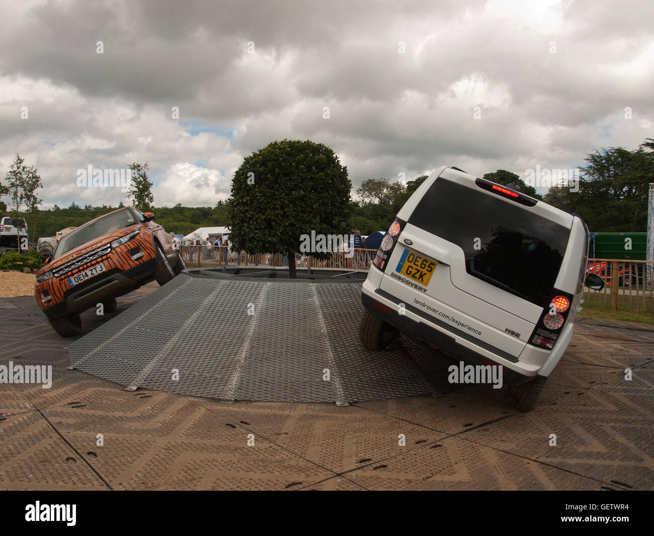2016 Goodwood Festival of Speed UK - Land Rover Experience Stock Photo ...