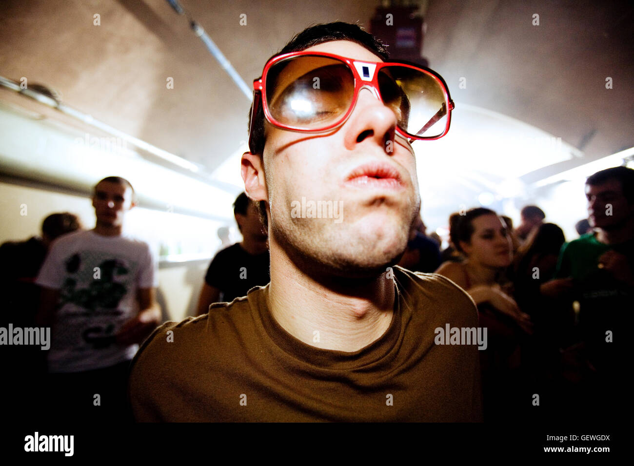 A moment of nightclub euphoria Stock Photo - Alamy
