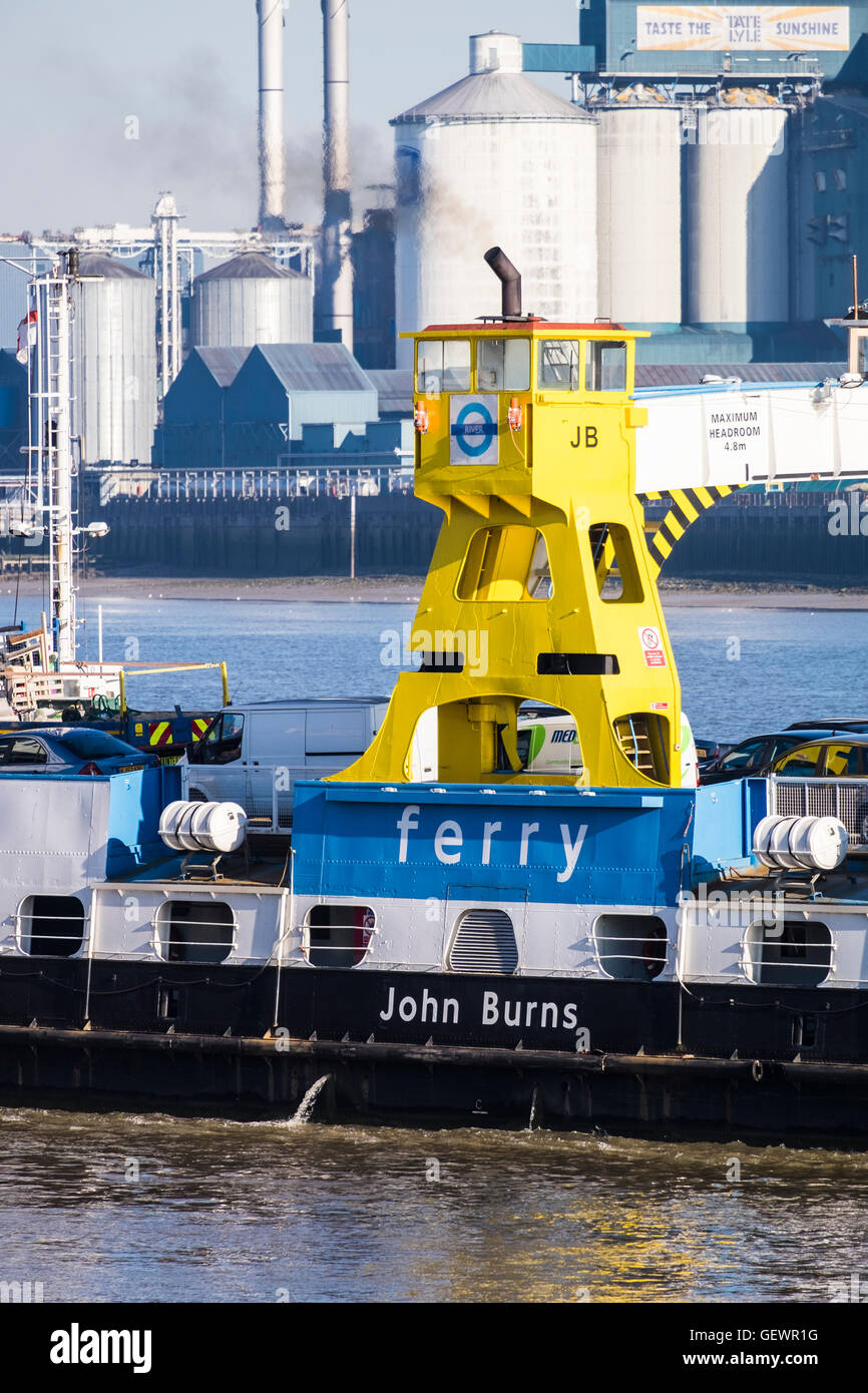 Woolwich Ferry, River Thames, London, England, U.K Stock Photo - Alamy