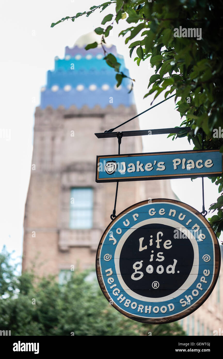 Shop sign in San Antonio Stock Photo - Alamy