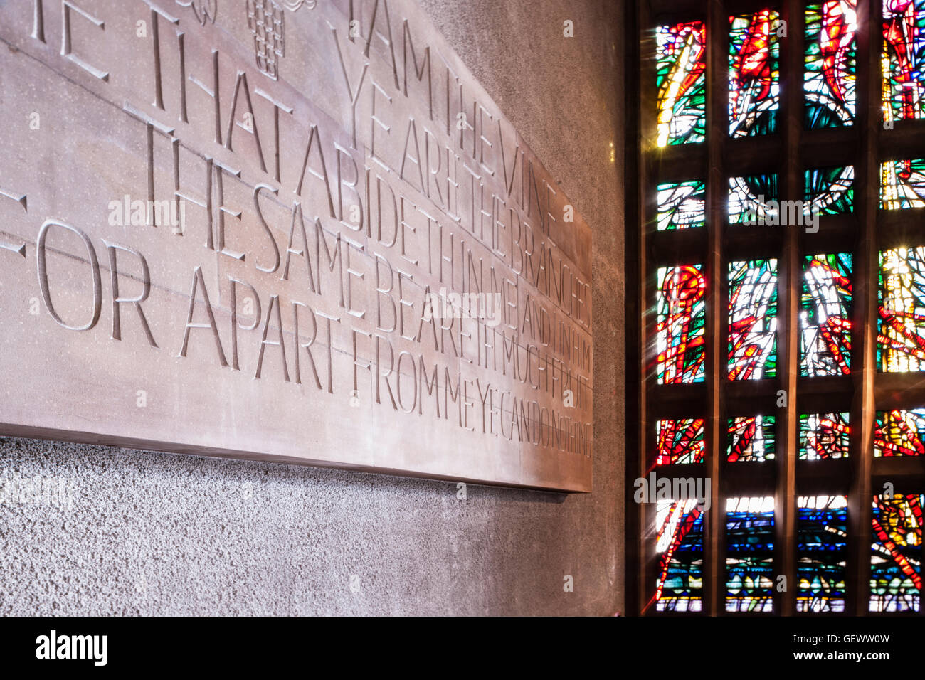 Coventry cathedral stained glass hi-res stock photography and images ...