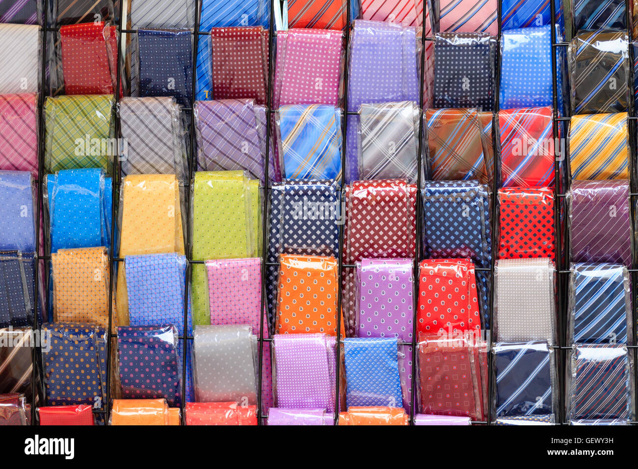A background with lines of coloured neckties Stock Photo - Alamy