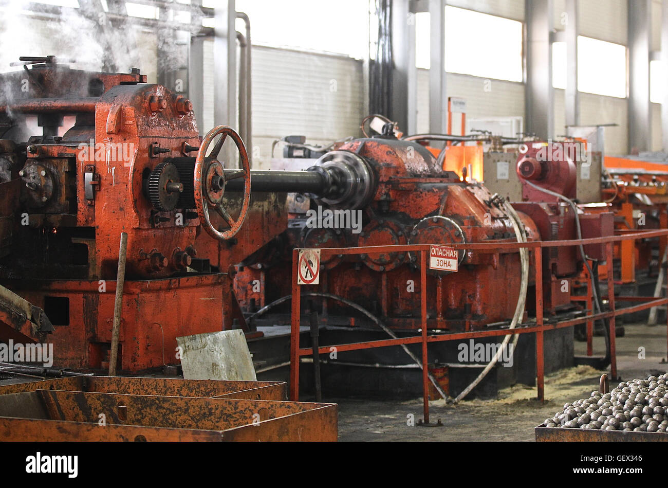 rolling mill rolling screw cross bars for the production of grinding ...